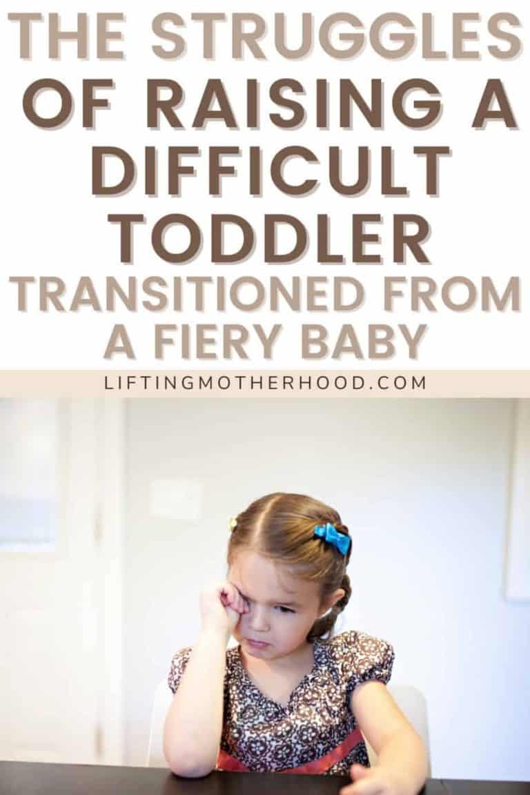 Life Struggles Of Raising A Difficult Toddler - Lifting Motherhood LLC
